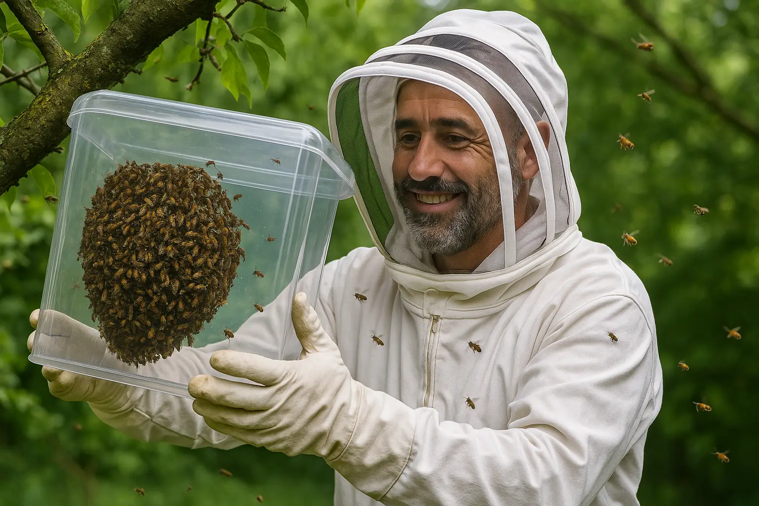 Humane Bee Removal & Relocation in Wellington - Scratch Post